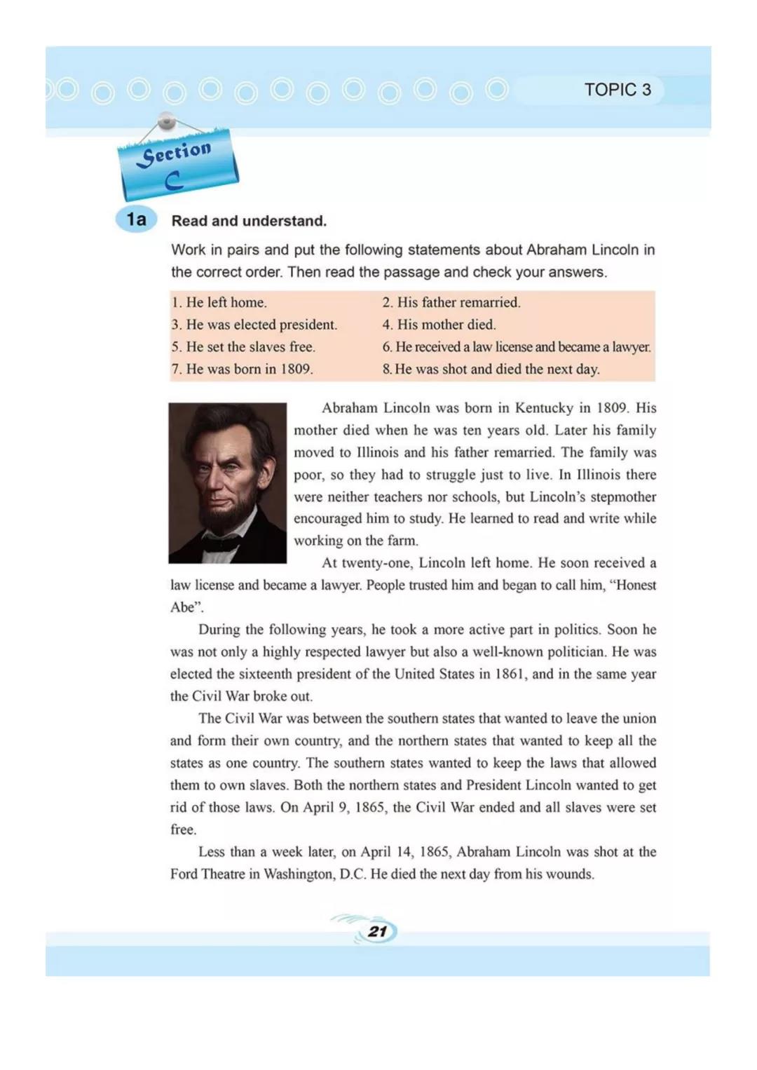 仁爱版初中英语 九年级下册Unit 5 Topic 3课文+单词+朗读+知识梳理+电子课本